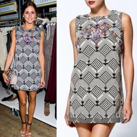 Free People | Dresses | Free People New Romantics Beaded Shift Dress ...